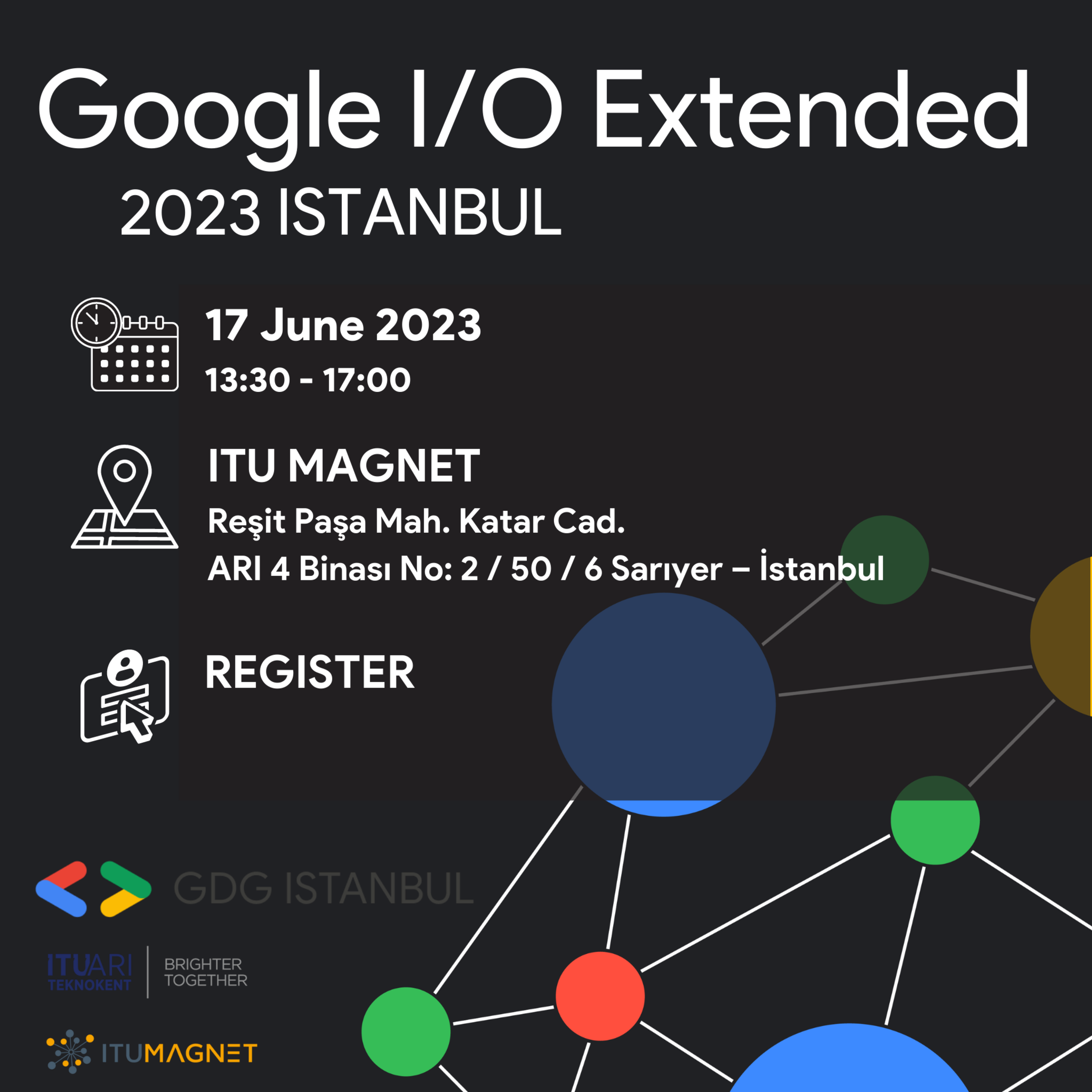 See Google I/O Extended 2023 Istanbul at Google Developer Groups GDG Istanbul